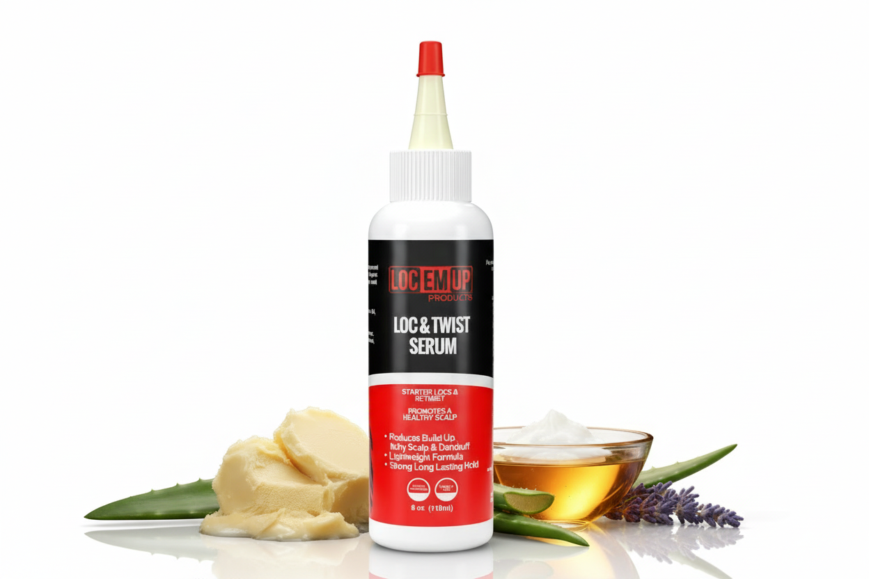 Loc & Twist Serum For Retwist & Starter Locs 8 oz – Loc Em Up Products